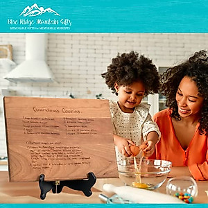 Blue Ridge Mountain Gifts Personalized Laser Engraved Recipe Cutting Board - Wood Cutting Board - Custom Cutting Boards - Great as Wedding Gifts, Mothers Day Gifts, Mother In Law Gifts, Marriage Gifts