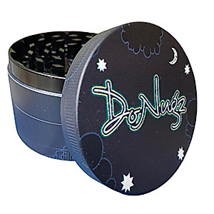 Kitchen Grinder 2.5 Inch 4 Piece - DoNugz Black Cloudz Edition