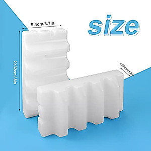 Bercoor Pack of 3 White Reusable Ice Pack for Breastmilk Storage, Available for Breastmilk Storage Bags, Milk Storage Bags and Bottles