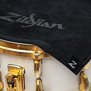 Avedis Zildjian Company Zildjian Black Drummers Towel (ZTOWEL) 16.00" x 5.00", 24"