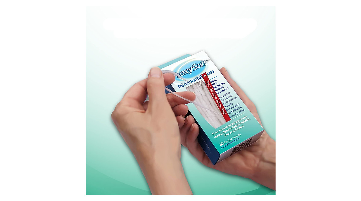 ProxySoft Periodontal Floss, 2 Packs - Dental Floss Threader, Braces ...