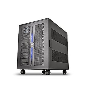 Thermaltake Core W200 Dual System Capable Extreme Water Cooling XL-ATX Fully Modular/Dismantle Stackable Tt Certified Super Tower Computer Case CA-1F5-00F1WN-00 Black