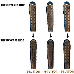 SANRILY Handmade Leather 8 Button Key Fob Cover for Hyundai Genesis G90 GV60 2023 Smart Key Keyless Full Protection Key Fob Case with Keychain Black