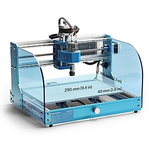 Genmitsu 3018-PROVer V2 Upgraded Desktop CNC Router Machine with GRBL Offline Control, Limit Switches & Emergency-Stop, XYZ Effective Working Area 284 x 180 x 40mm (11.2 x 7.1 x 1.6 inches)