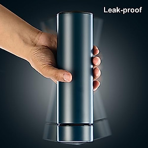 PARACITY Coffee Thermos with LED Temperature Display, 17 oz Double Wall Vacuum Insulated Metal Water Bottle, Thermos for Hot Drinks, Stainless Steel Water Bottle Keeps Hot for 12 Hrs, Cold for 24 Hrs