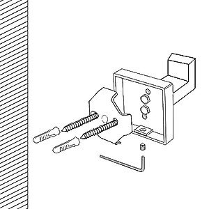 TocTen Bathroom Hook - 2 Pack Square Robe/ Towel Hooks, 304 Stainless Steel Rustproof Clothes/ Coat Hook Wall Mounted, Heavy Duty Hanger Wall Hooks for Bathroom Kitchen Back Door Wardrobe(Brushed)