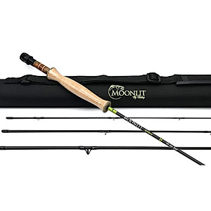 Moonlit Fly Fishing Umbra Fly Rod with Case & Sock, 3wt - 7ft 6in
