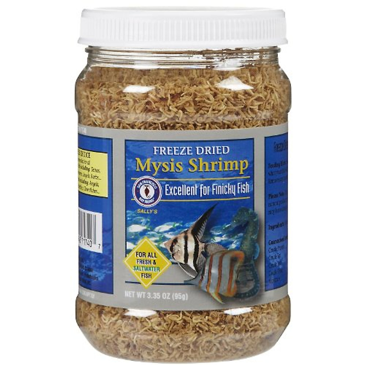 San Francisco Bay Brand Freeze Dried Mysis Shrimp 3.35oz