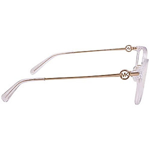 Michael Kors MK 4054 3105 Crystal Clear Eyeglasses Frame w/Demo lens-52mm, 52/20/140