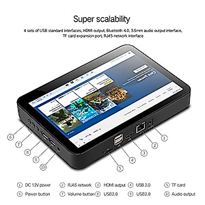 Pipo X2S Mini PC 8 inch IPS 1280 * 800 Z3735F Quad Core Windows 10 2GB Ram 32GB ROM HDMI WiFi Bluetooth