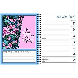 Positively Present 16-Month 2022-2023 Monthly/Weekly Planner Calendar: Wonderful Things Might Happen