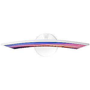 SAMSUNG 27" CF391 Curved FHD LED Monitor, White - 1800R Curvature, 1920 x 1080 Resolution, 4 ms Response Time, 16:9 Aspect Ratio, 3000:1 Static Contrast Ratio, VGA + HDMI Inputs
