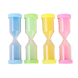Hourglass Sand Timer 20 Secs, Random Colors Small Sand Clock Count Down Sandglass Timer Toy Random Color 1 Pack