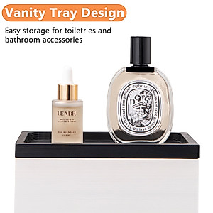 GMFINE Wooden Tampon Holder for Bathroom with Vanity Tray Lid, Feminine Product Organizer Shark Week Tampon Storage Box Container, Pad and Tampon Bathroom Organizer, 8" L x 5" W x 6.5" H (Shark Week)