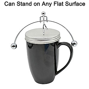 Maydahui Balance Physics Toy Desk Kinetic Weightlifter Steel Man Decompressive Science for Home Office Art Decor