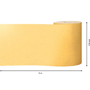 Bosch Professional 1x Expert C470 Sandpaper Roll (for Hardwood, Paint on Wood, Width 115 mm, Length 5 m, Grit 120, Accessories Hand Sanding)