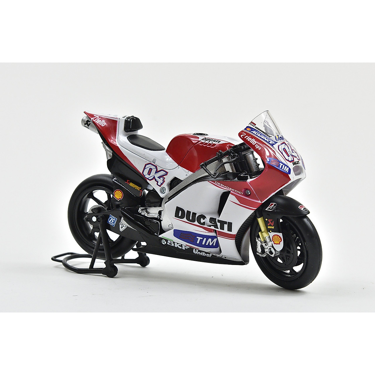 New-Ray 57723"Ducati Desmosedici Dovisoso No.4 Model Motorbike