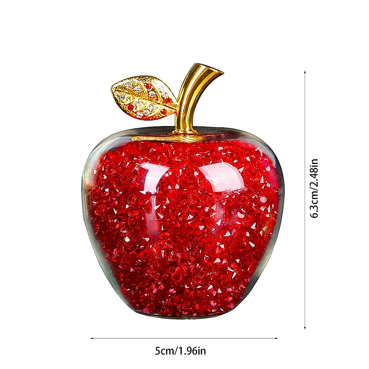 Lovskoo Crystal Apples Christmas Eve Gifts For Her Romantic Ornamental Apples Display Christmas Decor Nightmare Before Christmas Decorations Indoor Christmas Party Christmas Nativity Religious