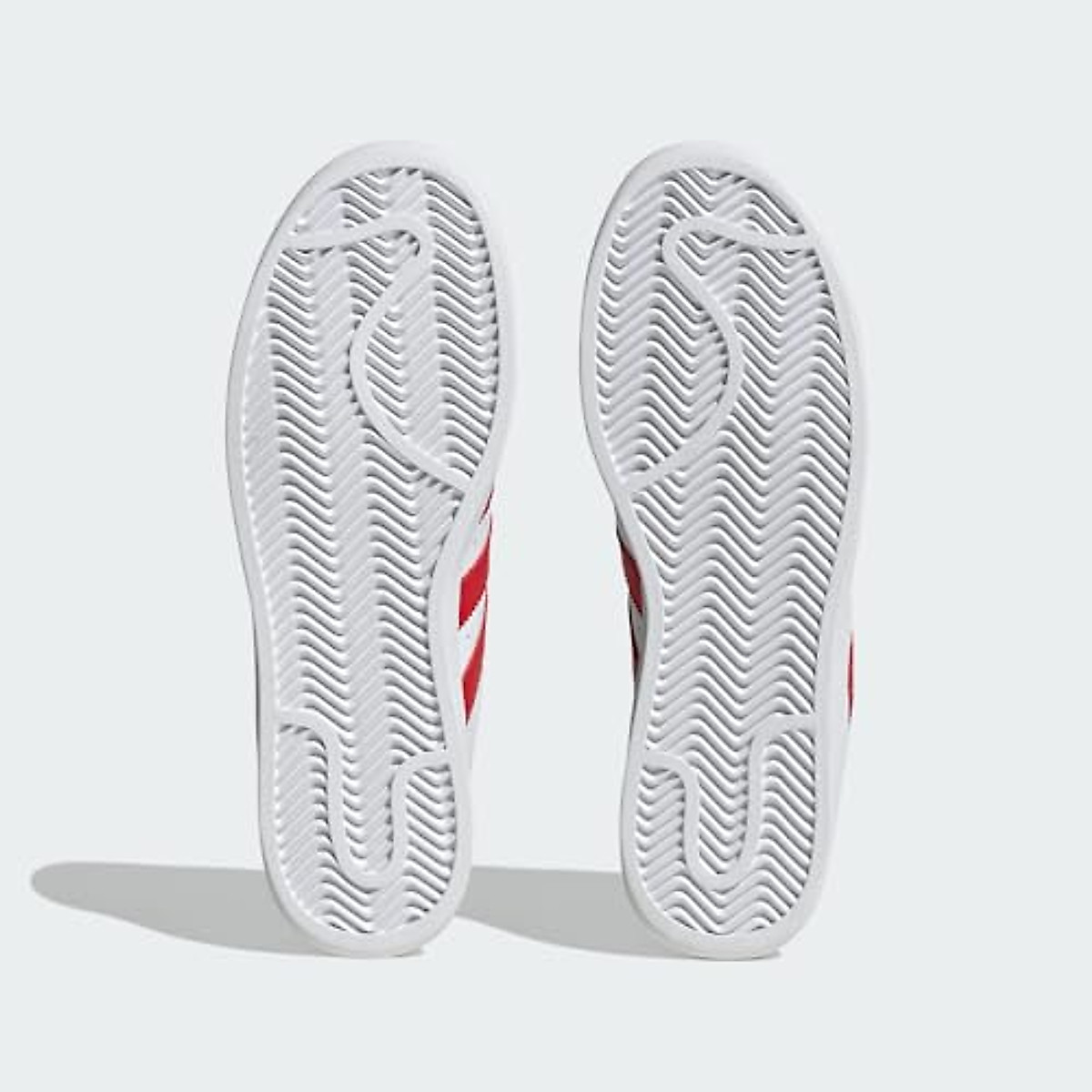 adidas Originals Superstar XLG White/Better Scarlet/Footwear White Men's 10.5, Women's 11.5 Medium