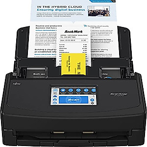 Fujitsu ScanSnap iX1600 Deluxe Versatile Cloud Enabled Document Scanner with Adobe Acrobat Pro DC for Mac or PC, Black