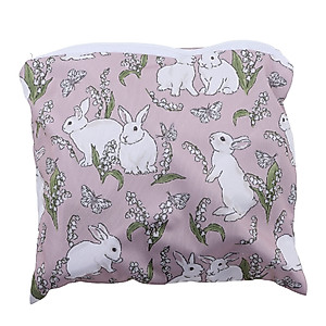 SPYMINNPOO Highchair Cover, Integrated Waterproof Prevent Food Stain Polyester Sleeve Coverall Bib for Kids Dining (Rabbit)