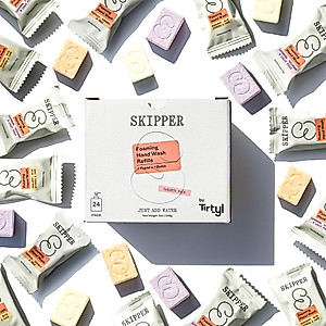 Tirtyl Skipper Foaming Hand Soap Tablet Refills - 24 Pack - 192 fl oz total (24x 8 fl oz) - Rebranded - Compostable Packaging - Bulk Variety Fragrance Pack