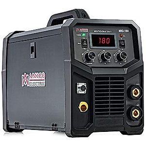 MIG-180, Multi-function 180 Amp MIG/MAG/Flux-cored/Lift-TIG/Stick Arc DC Inverter Welder, Spool gun weld aluminum.