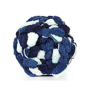 DIY Soft Thick Yarn Fluffy Colorful Pompom Thread Thick Ball Yarn for Knitting Crochet Blanket Carpet Cushion Mats