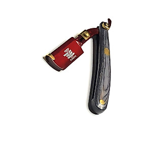 Special Edition Black, Gold, and Maroon Shaving Professional Straight Edge Razor Knife - Cut Throat Shavette - All Purpose Shaver