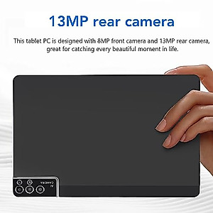 Airshi Office Tablet, Gaming Tablet 4GB RAM 64GB ROM Dual Camera 5G WiFi US Plug for Travel (#1)