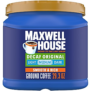 Maxwell House Decaf Original Medium Roast Ground Coffee (29.3 oz Canister)