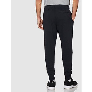 Under Armour mens Rival Fleece Joggers , Black (001)/Onyx White , Large