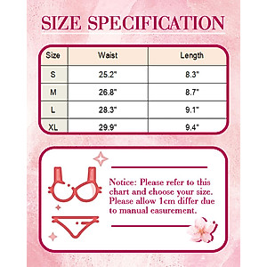 Banamic Womens Panties Thong Lace G-String T-Back Panties Strappy Panties Sexy