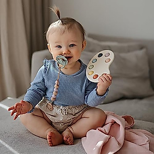 mushie Paint Palette Press Toy