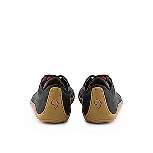 Vivobarefoot Addis, Womens Classic Leather lace-up with a Barefoot Feel & a Social Conscience Black