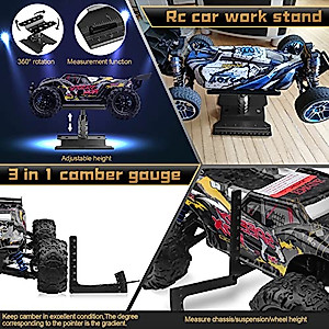 RC Car Hobby Tool Kit: Screwdriver Set (Hex Nut Slot Phillips), Pliers, Wrench, Stand, Body Reamer, 26 Pcs Repair Tools for RC Drone Helicopter Airplane Compatible with Traxxas Arrma RC Cars