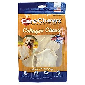 Pet Factory CareChewz Collagen Slices Dog Chew Treats - Natural Flavor, 8 oz