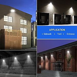 OSTEK 41W LED Wall Pack Light 5200LM (150-200W HPS/MH Equiv.) 5000K Daylight Commercial Outdoor Wall Area Security Lighting Fixture IP65 Waterproof 100-277V,ETL&DLC Listed