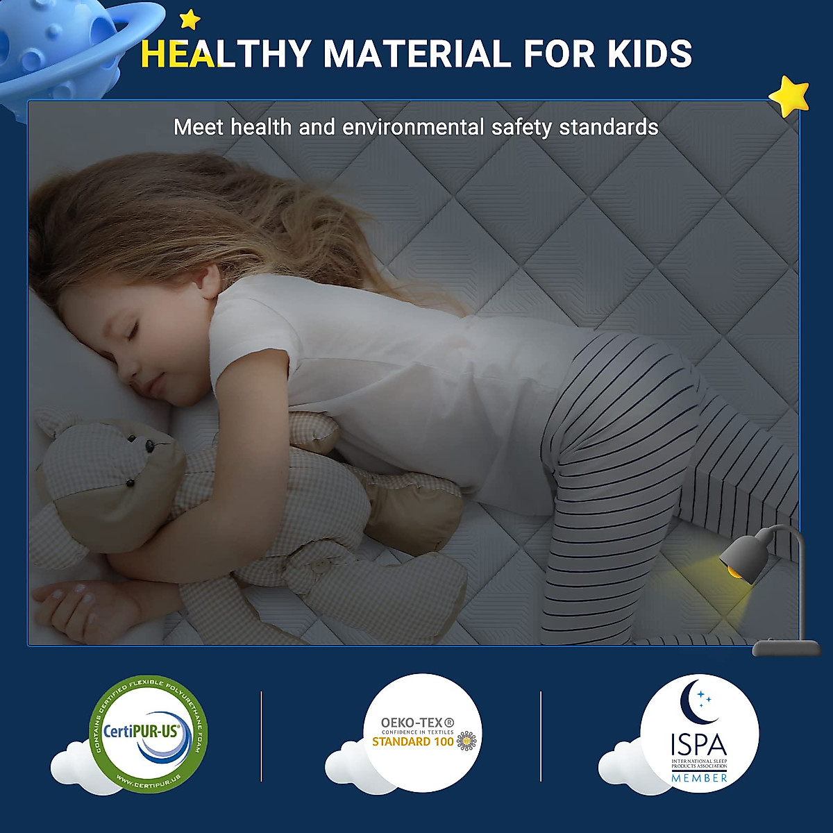 Twin Mattress, 10 Inch Hybrid Twin Size Mattress in a Box with Gel Memory Foam & Individually Wrapped Pocket Coils Innerspring Mattress, Medium Firm, Support & Pressure Relief, CertiPUR-US Certified