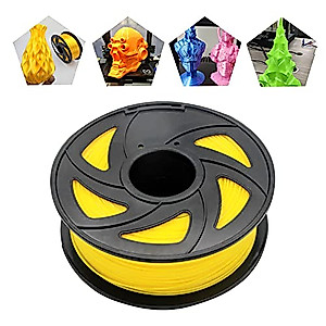PETG Filament Easy Refill Filament 1.75mm Perfect Match Pure Material High Tenacity Standard Size for Printing (Yellow)