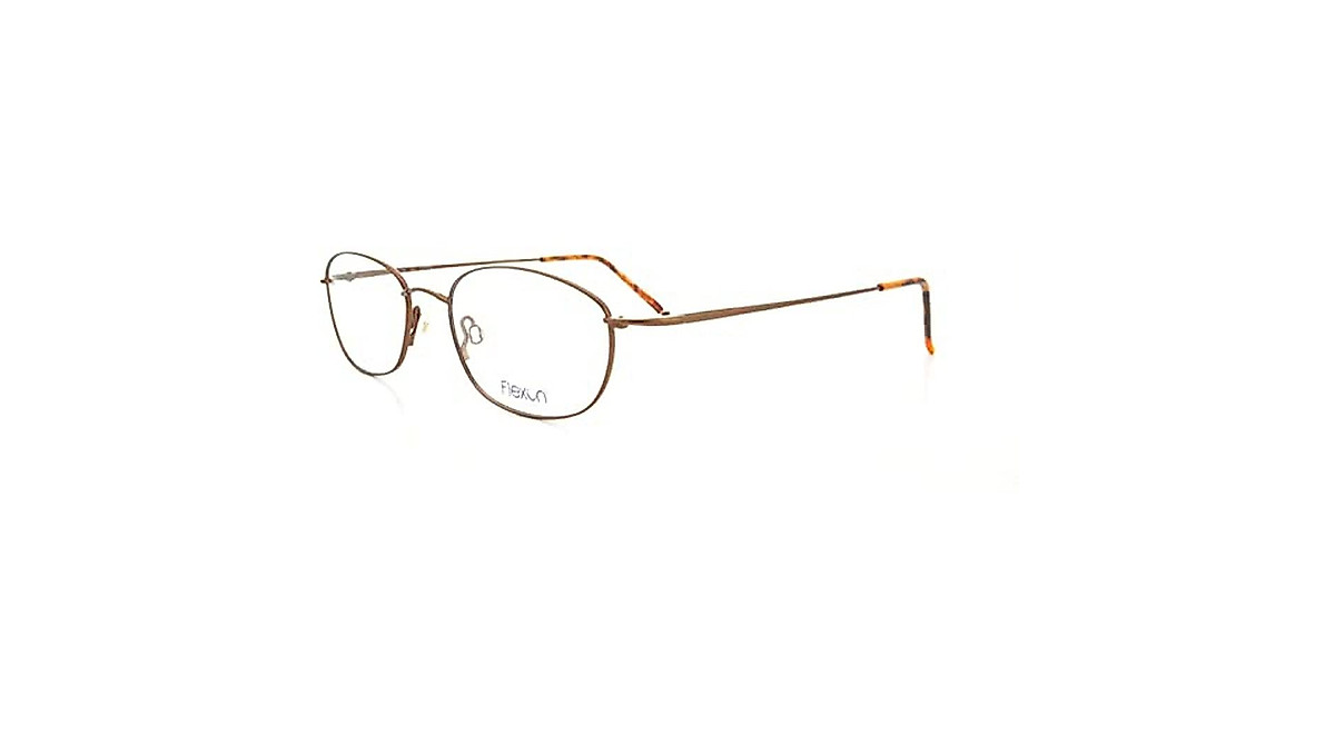 FLEXON Eyeglasses 601 Coffee 50MM - Durable & Stylish
