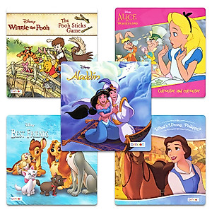 Classic Disney Storybook Collection for Toddlers Kids - Bundle with 10 Disney Books Featuring Mickey Mouse, Minnie Mouse, Winnie The Pooh, and More | Disney Bedtime Book Set