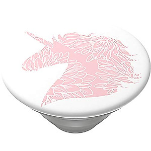 PopSockets: PopGrip with Swappable Top for Phones and Tablets - (Unifloral White)