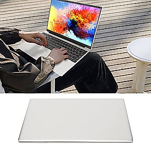 Acogedor 15.6 Inch Full HD Windows 11 Laptop, 16GB RAM and 128GB SSD, with Fingerprint Unlock, Backlight Keyboard, Webcam, Quad Core CPU with 4 Threads, Silver