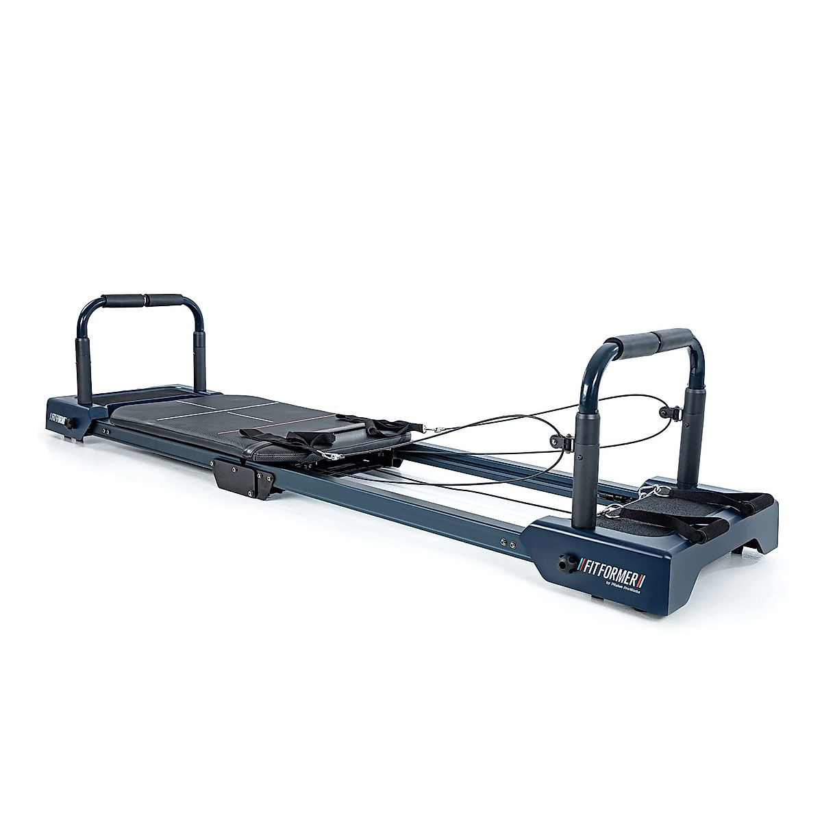 FitFormer by Pilates ProWorks - Folding Pilates Reformer Machine for Home Workout with Real Resistance Springs, Foldable Pilates Reformer 2 Platforms and Space-Saving Design - Pilates Reformer