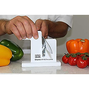 Taylor's Eye Chantry Knife Sharpener, White