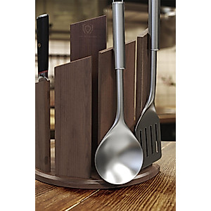 DALSTRONG Knife Block Set - 6-Piece - Magnetic Knife Stand - Phantom Series - Japanese High-Carbon AUS8 Steel - Knife Kitchen Set - Pakkawood Handle