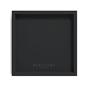 Barnyard Designs 'Relax We're All Crazy It's Not a Competition' Box Wall Art Sign, Primitive Country Farmhouse Home Decor Sign With Sayings, 8" x 8"