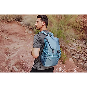 ONIVA Tarana Backpack Cooler made with Recycled Material, Soft Cooler Backpack, Upcycled Cooler Bag, (Aurora Blue)