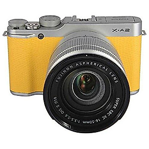 Fujifilm X-A2 Mirrorless Digital Camera with 16-50mm Lens (Brown) - International Version (No Warranty)